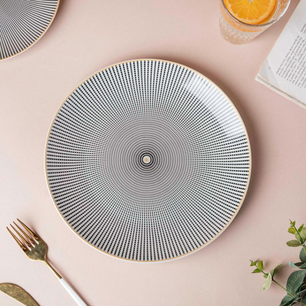 Mysa Printed Ceramic Dinner Plate 10 Inch