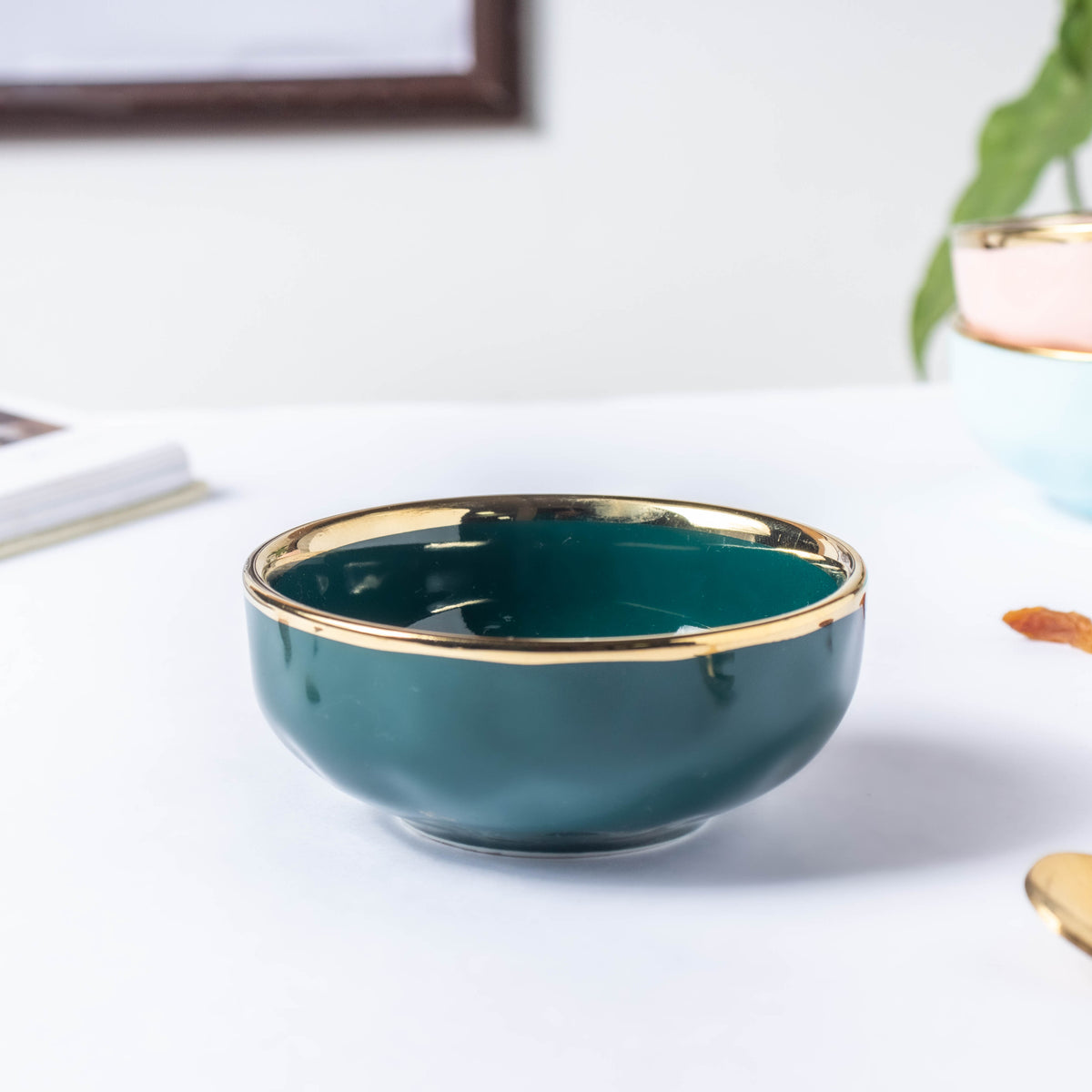Greenwave Ceramic Dip Bowl