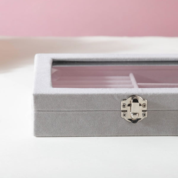 Jewellery Box - Buy Grey Rectangle Jewellery Box Online |Nestasia