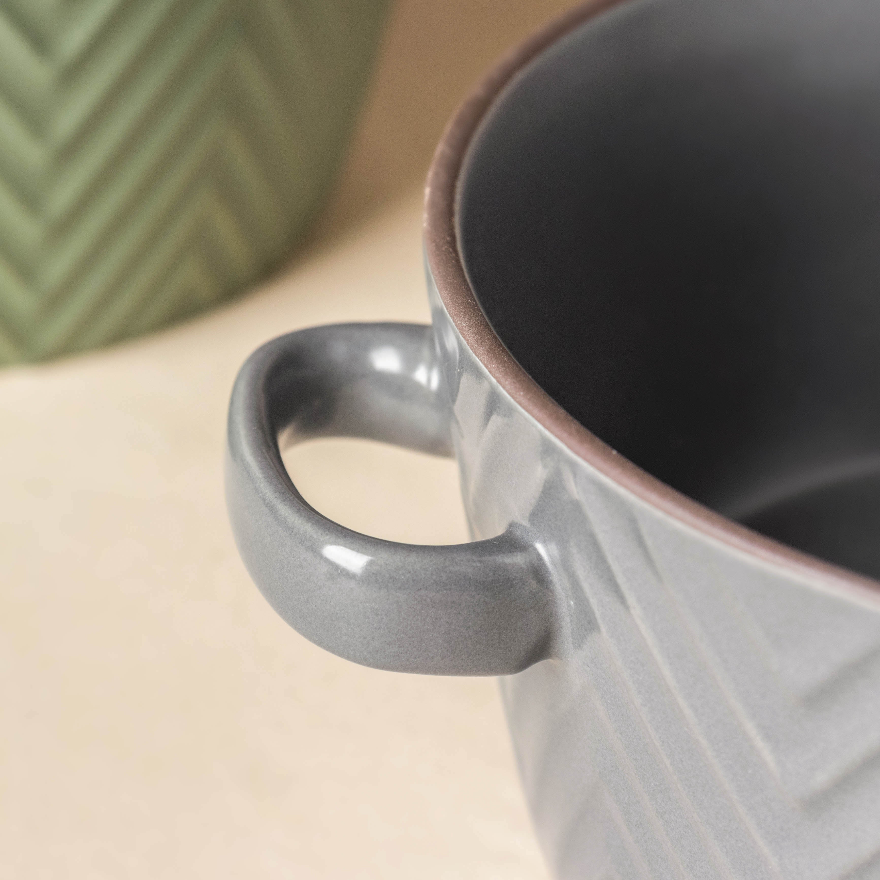 Asphalt Grey Textured Noodle Bowl
