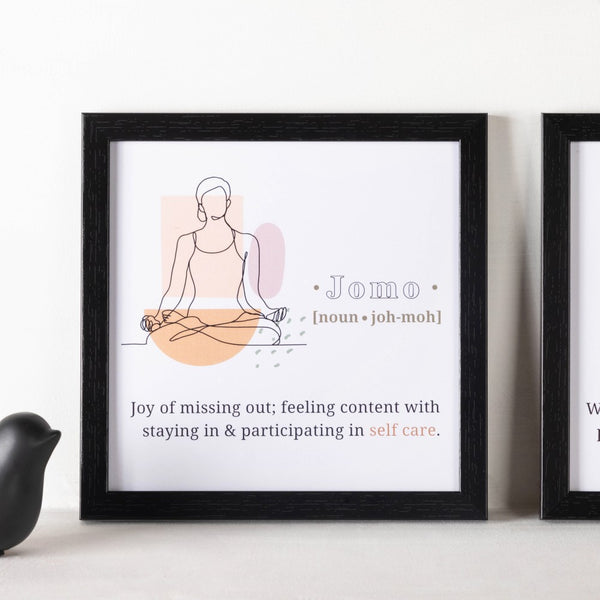 Notes To Self Framed Posters Set Of 4 9x9 Inch