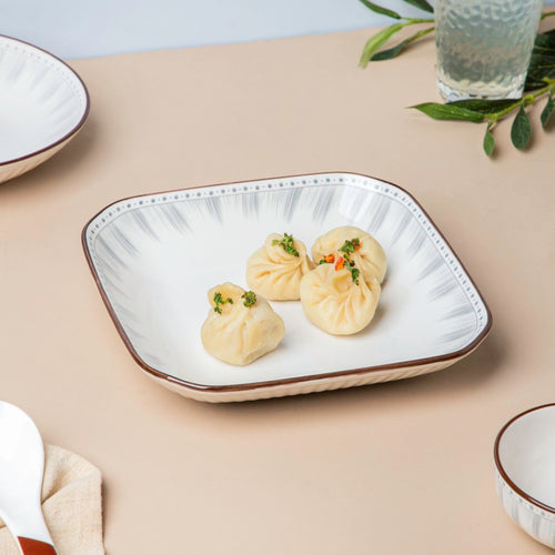 Cara Square Deep Plate Online - Premium Pasta Plate | Nestasia
