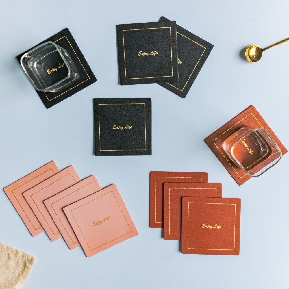 Coaster For Glass Set of 4 Online - Premium Coaster | Nestasia