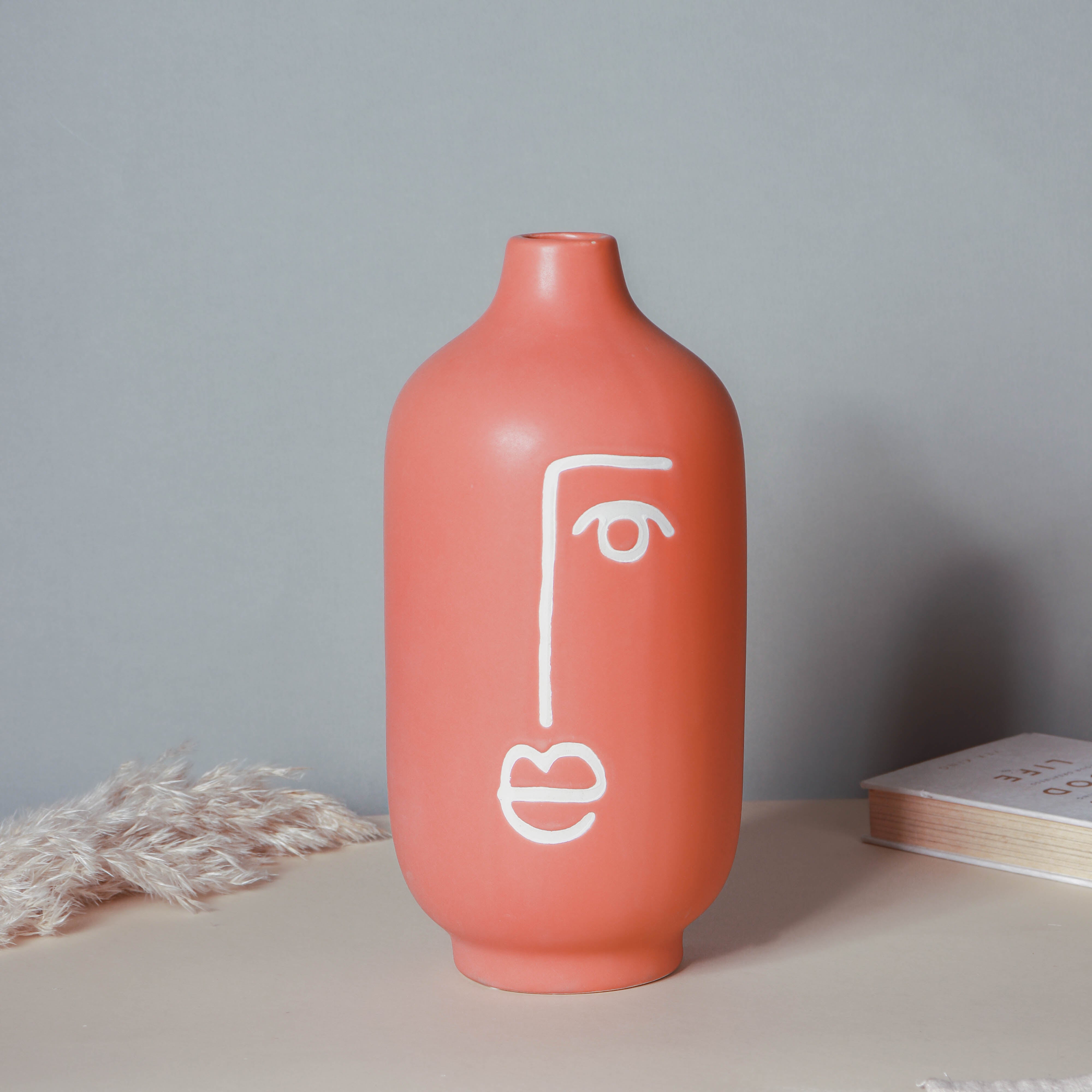 Artistic Face Vase Large Online - Premium Vase | Nestasia