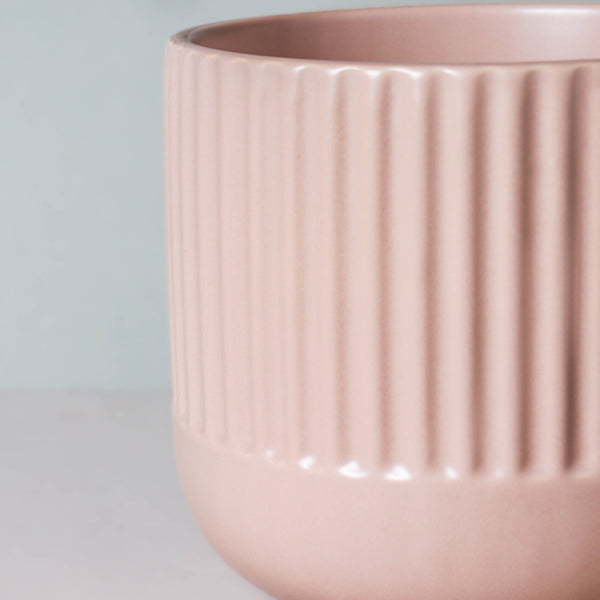 Ribbed Flower Pot