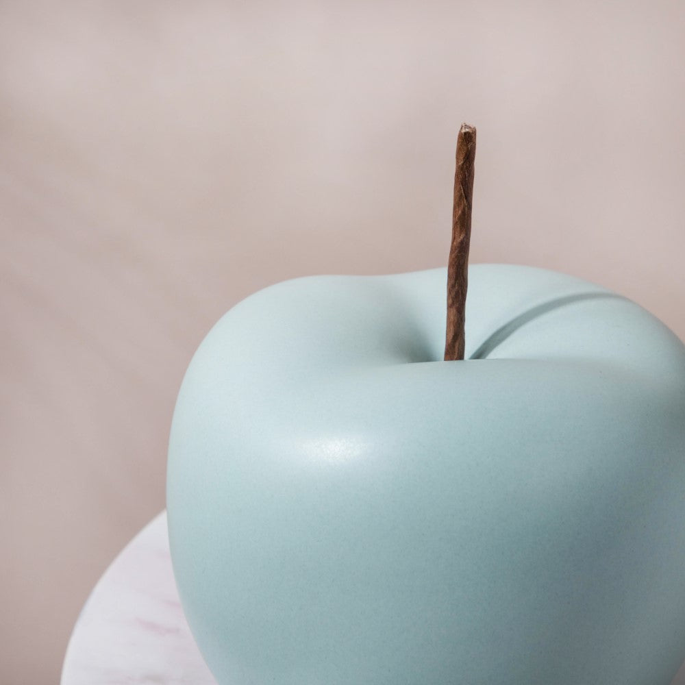 Apple Decor Showpiece Large Blue Online - Premium Decor Object | Nestasia