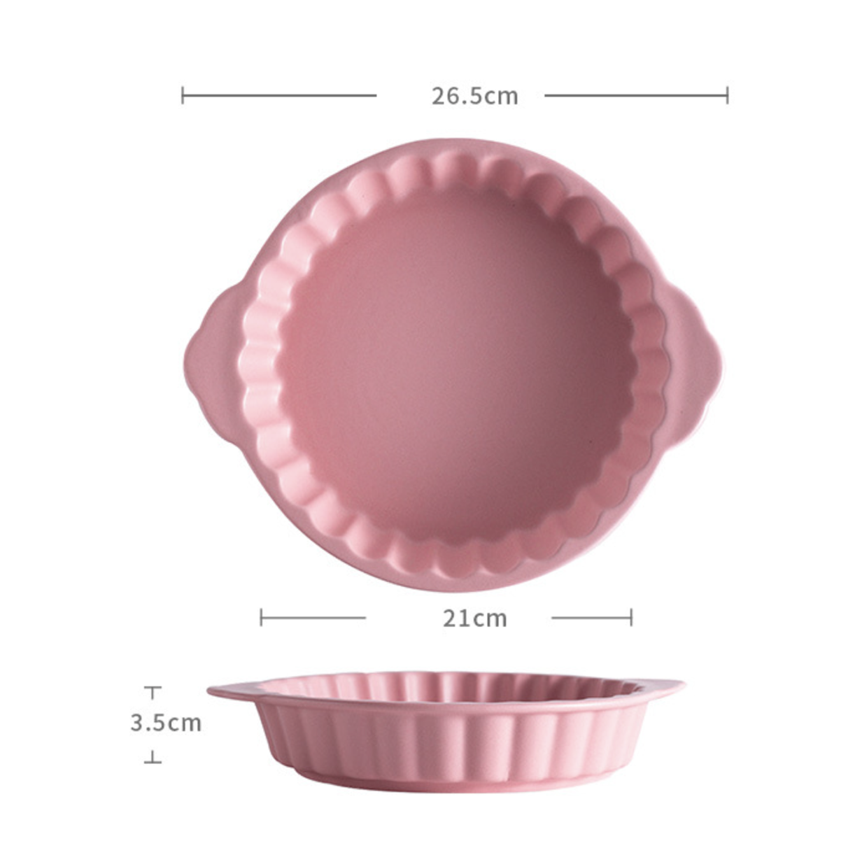 Very Berry Pink Baking Tray 10 Inch