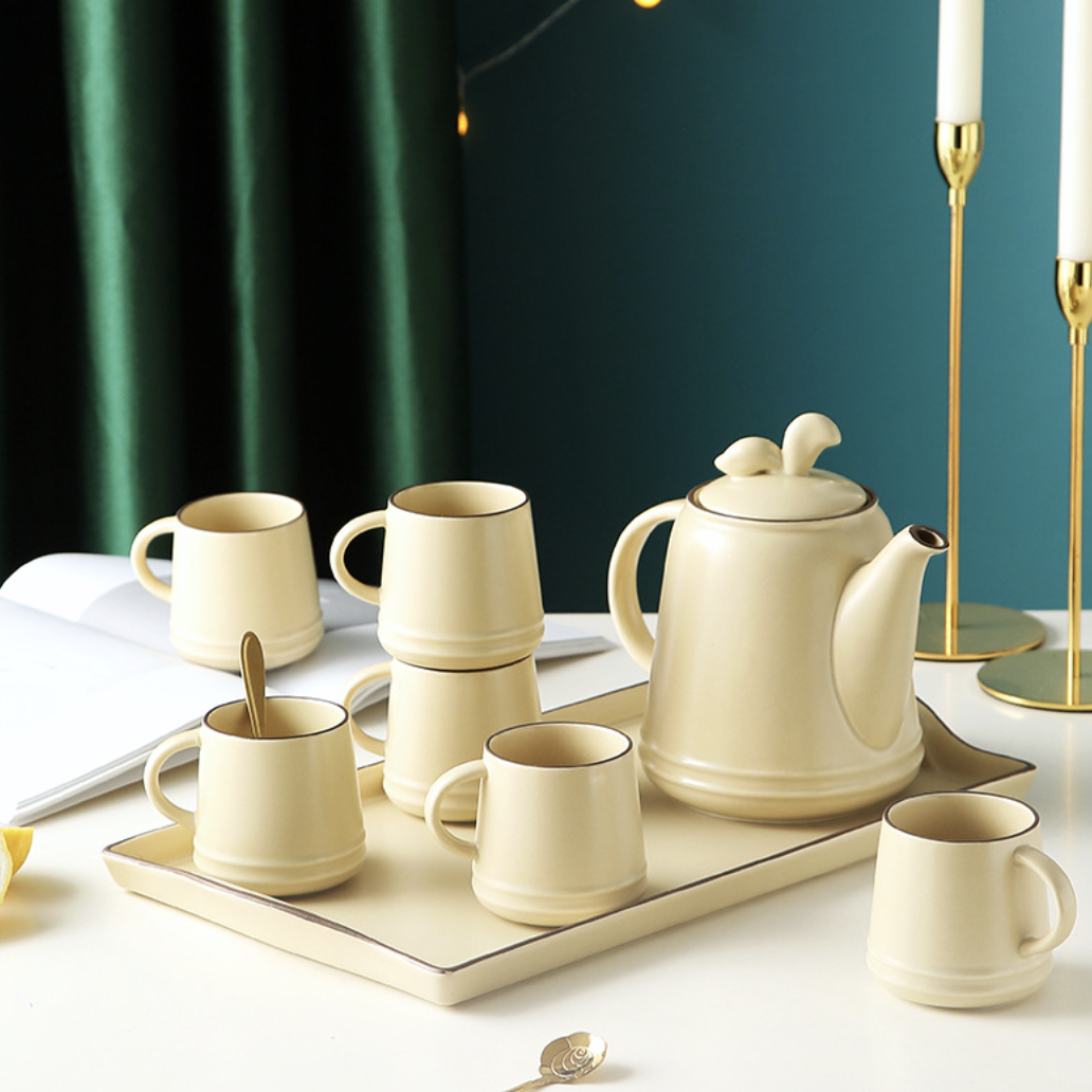 Crème De La Crème Ceramic Teaware Set Of 6 Online - Premium Tea Set ...