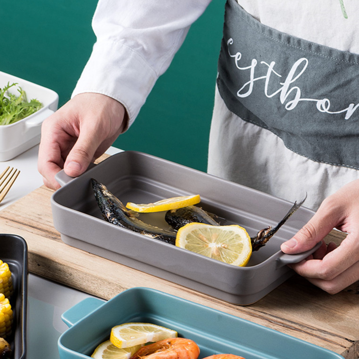 Rectangle Bakeware Online - Premium Baking Dish | Nestasia