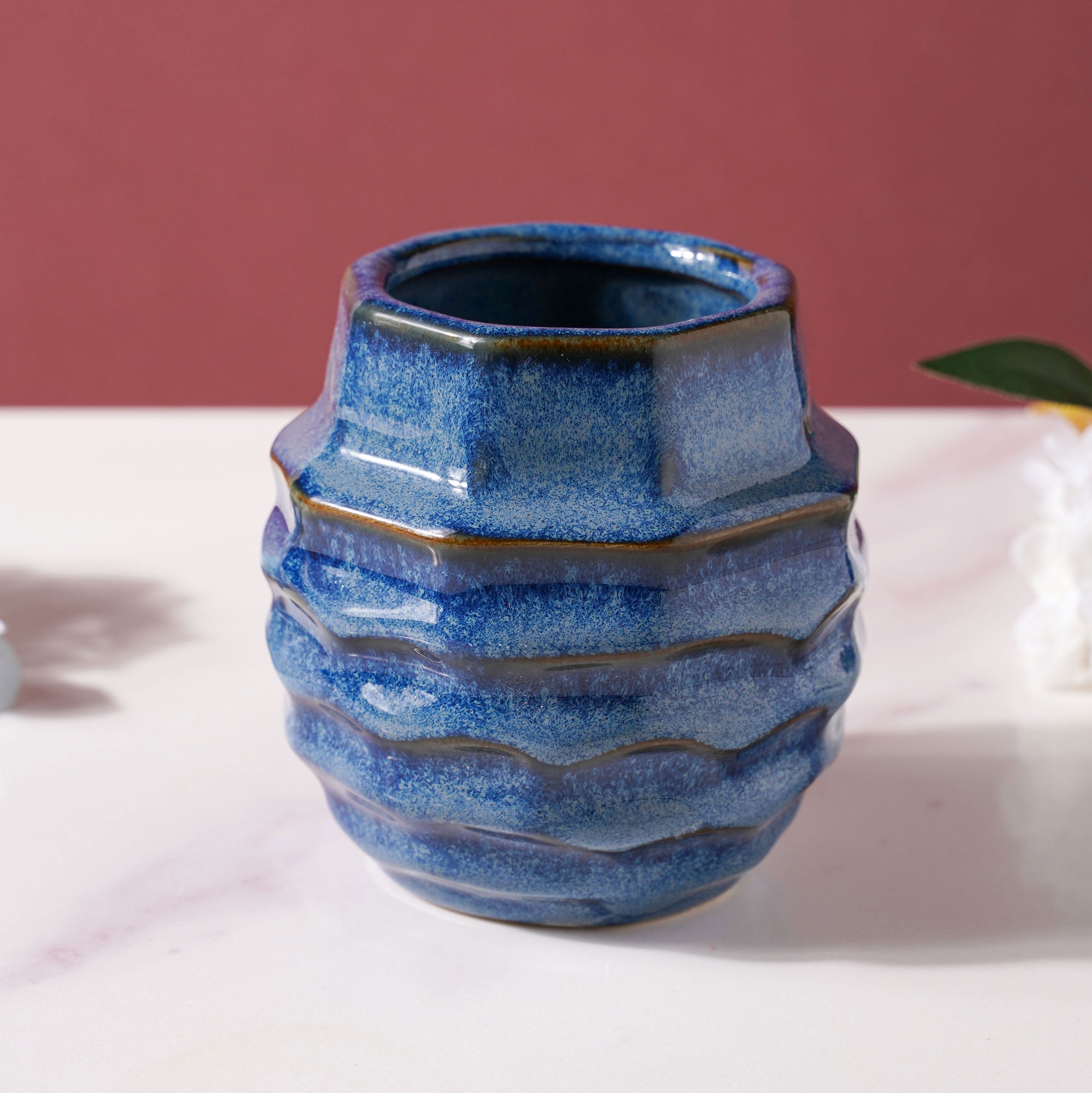 Wave Textured Vase Online - Premium Vase | Nestasia