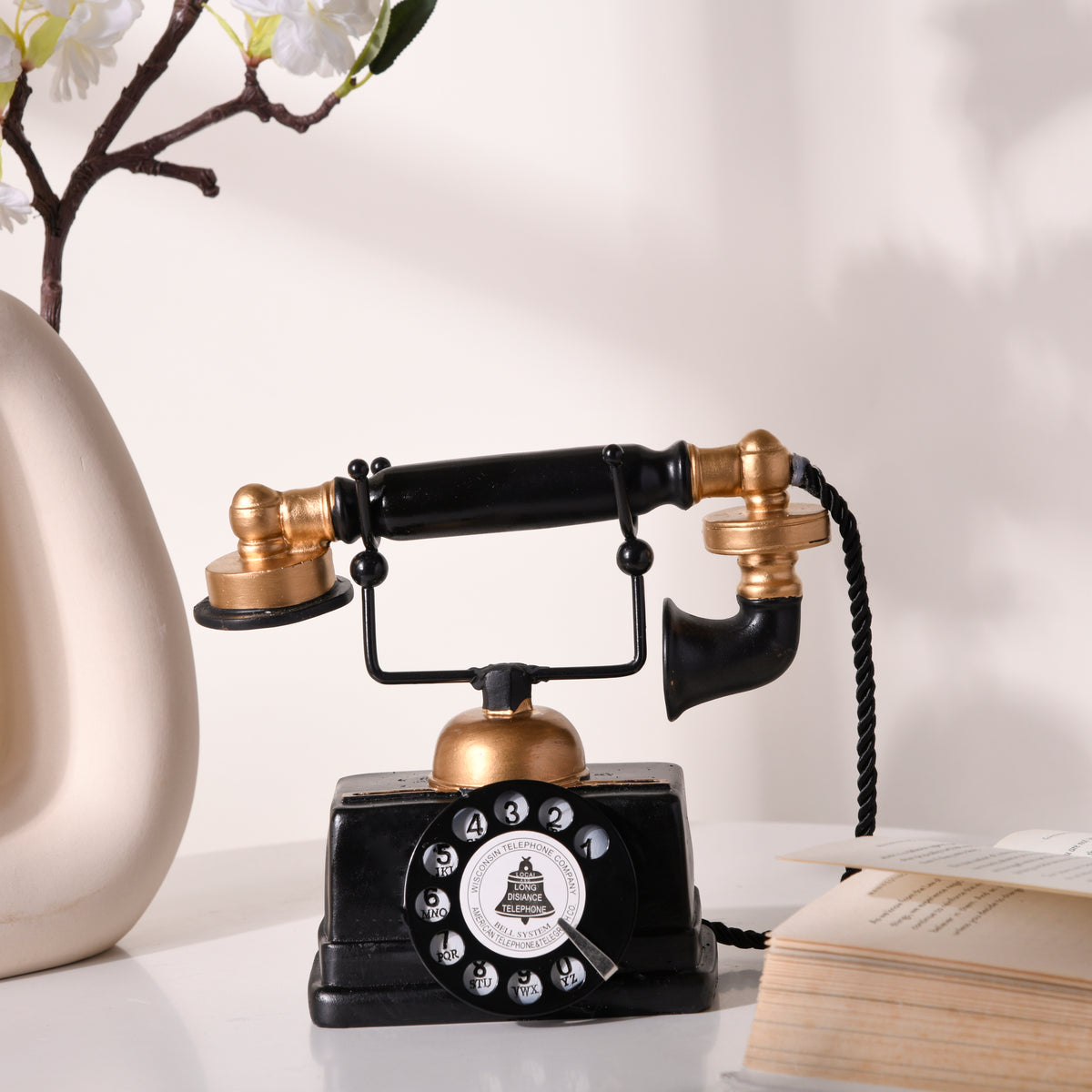 Home Décor - Telephone Decor Piece For Living Room Décor |Nestasia