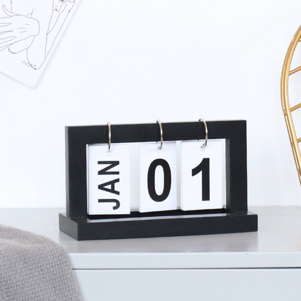Wooden Table Calendar