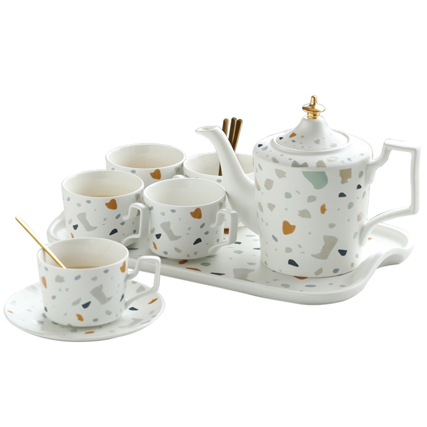 Terrazzo Tea Set