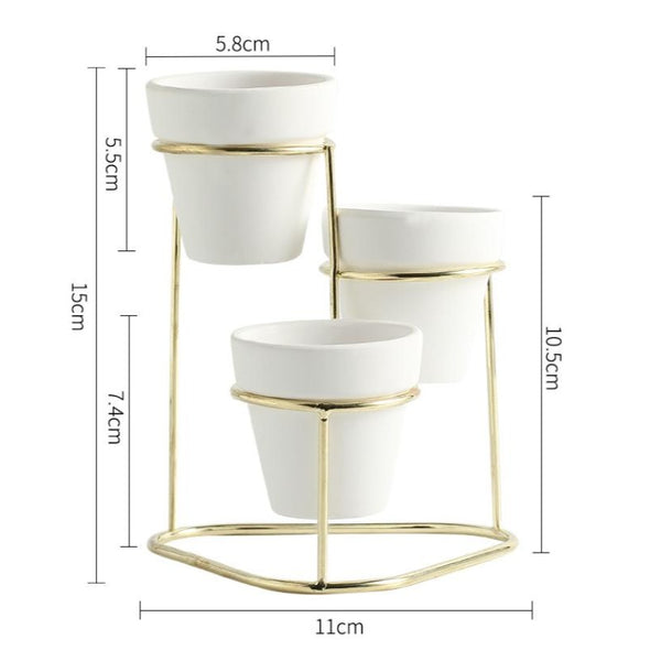 Set of 3 planters | Set of 3 plant pots | Nestasia