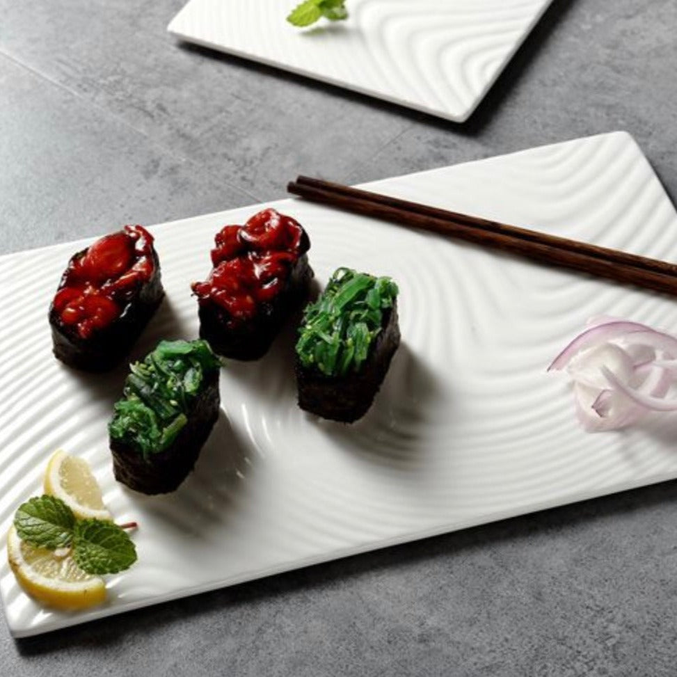 White Serving Plate for Sale | Large White Serving Plates | Nest Asia