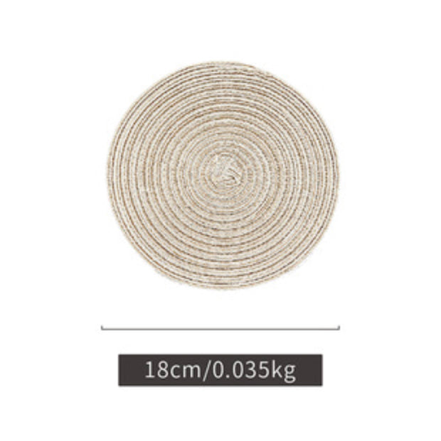 Table Mat Natural White Set Online - Premium Table Mat | Nestasia