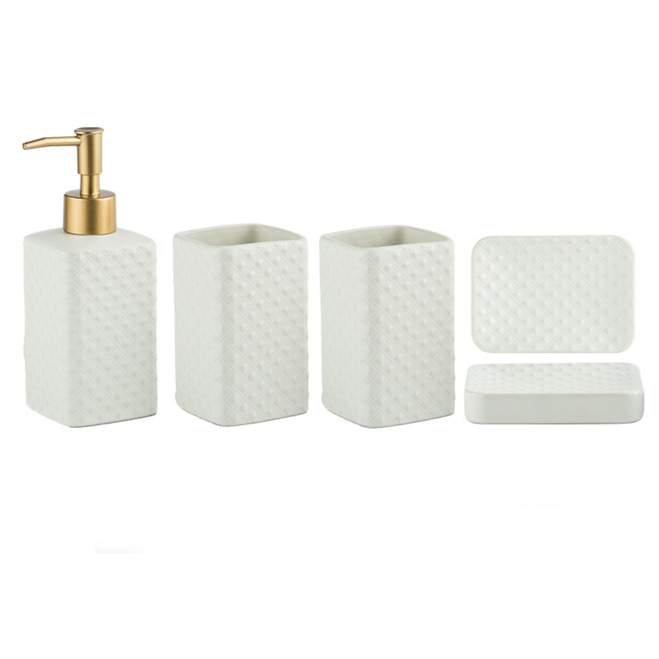 Classic White Bath Set