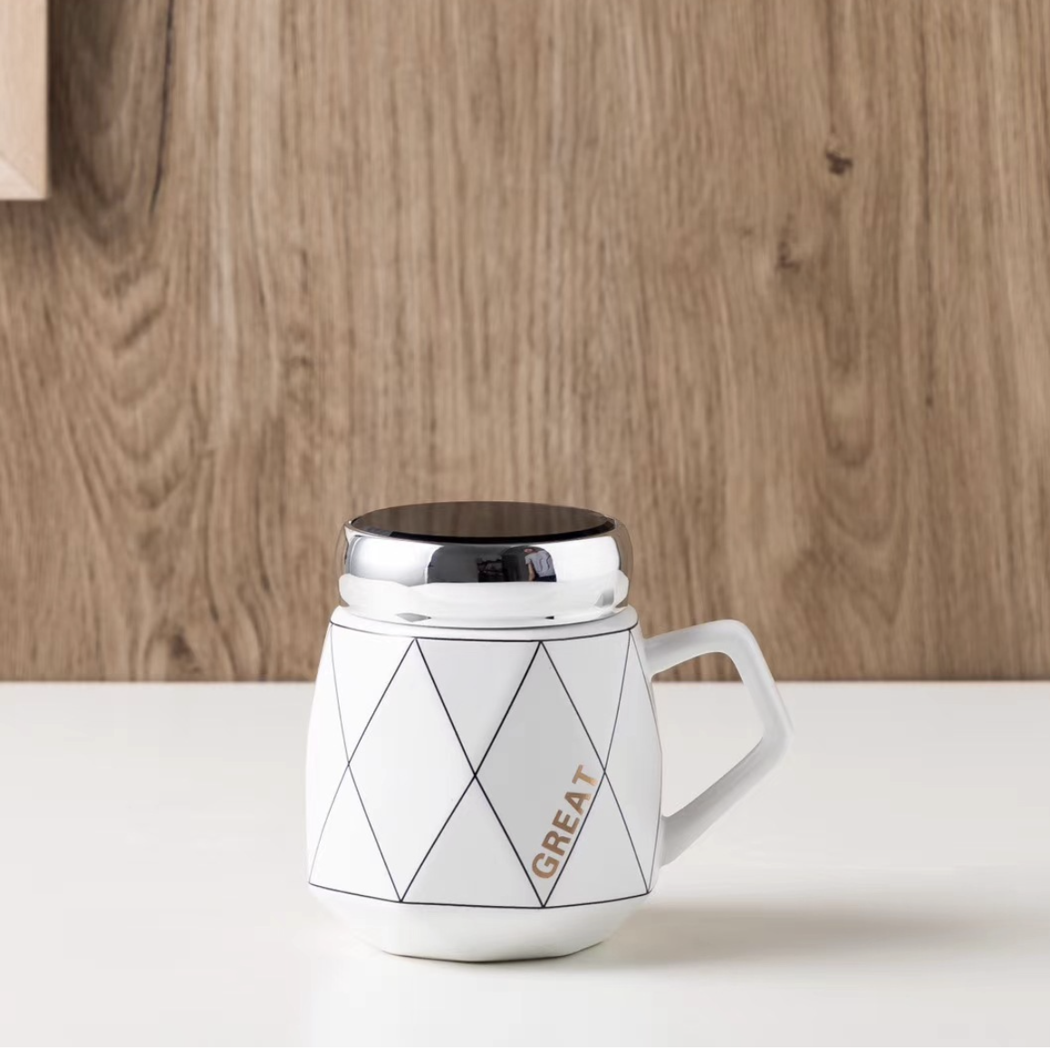 Textured Diamond Mug