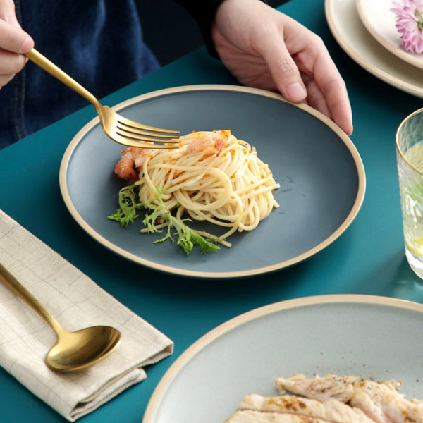 Ceramic Round Snack Plate