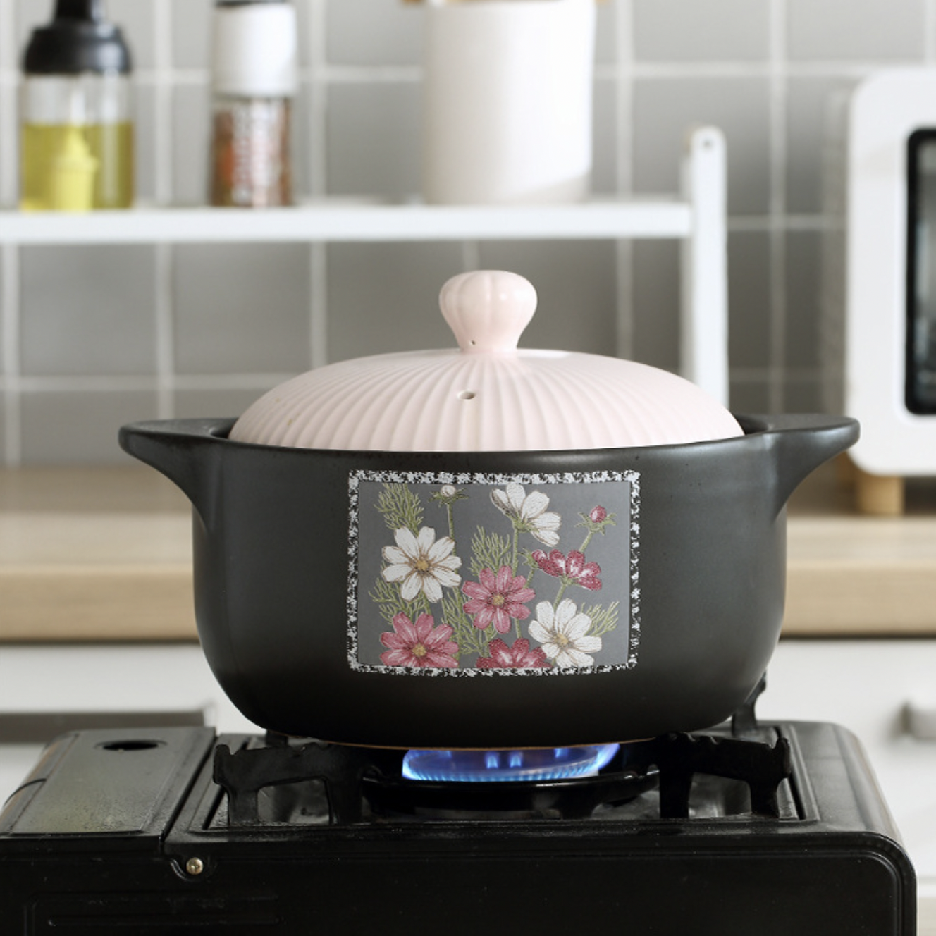 Ceramic Casserole Pot Medium Online - Premium Cooking Pot | Nestasia