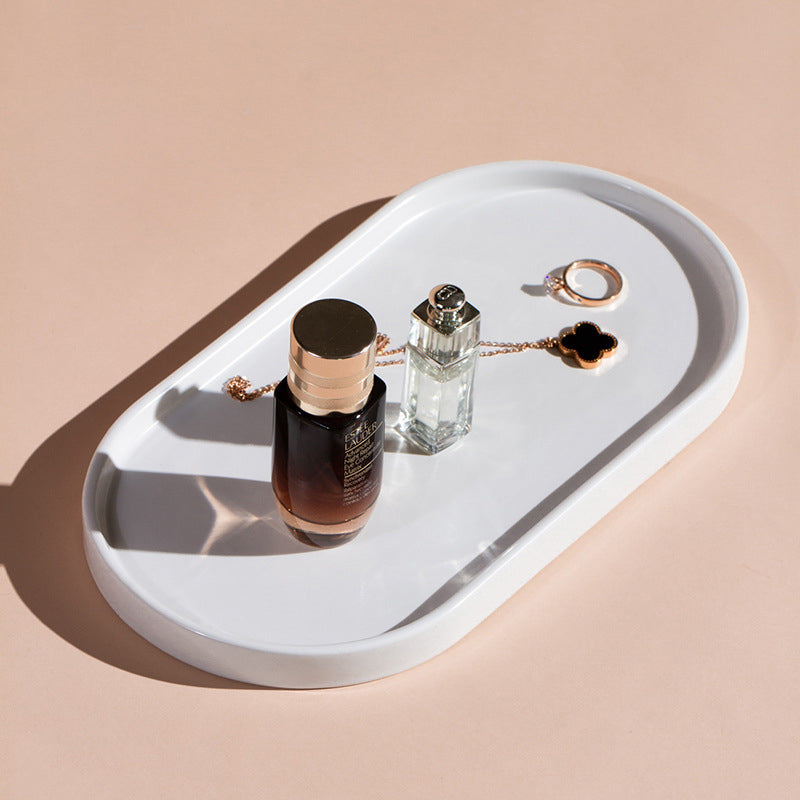 White Trinket Plate Online - Premium Tray | Nestasia