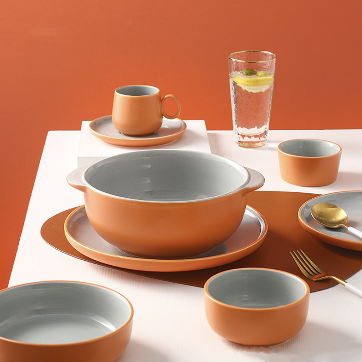 Zoella Ceramic Bowl Grey Online - Premium Serving Bowl | Nestasia