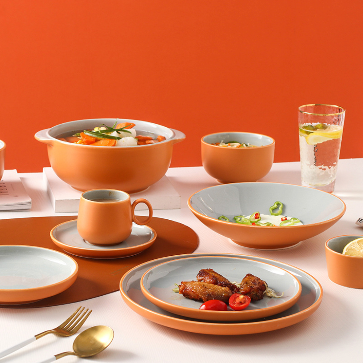 Zoella Ceramic Bowl Grey Online - Premium Serving Bowl | Nestasia