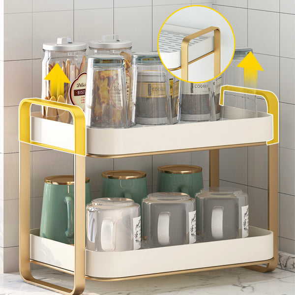 Buy double decker kitchen organiser rack online | Nestasia