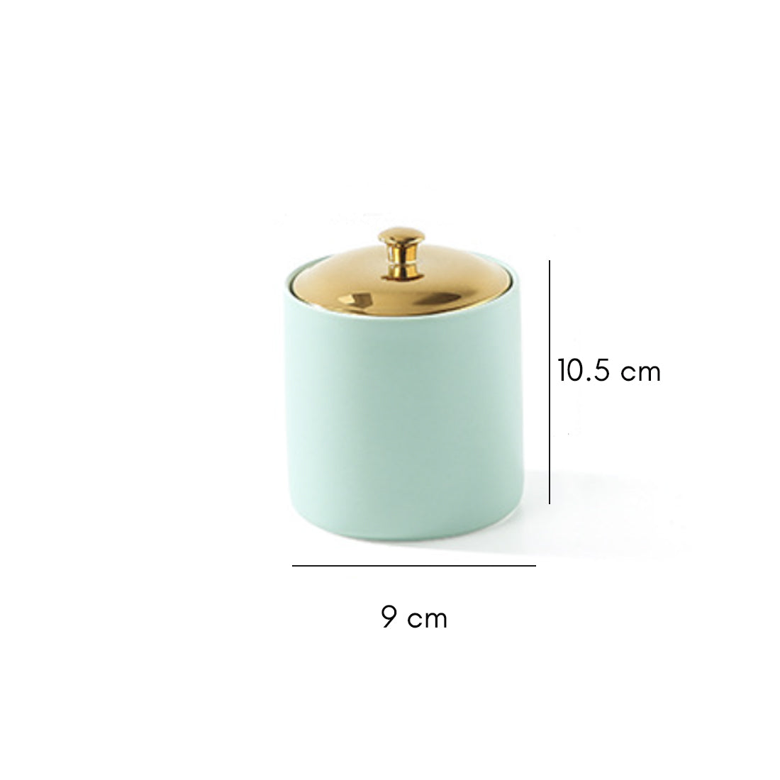 Mint Ceramic Container