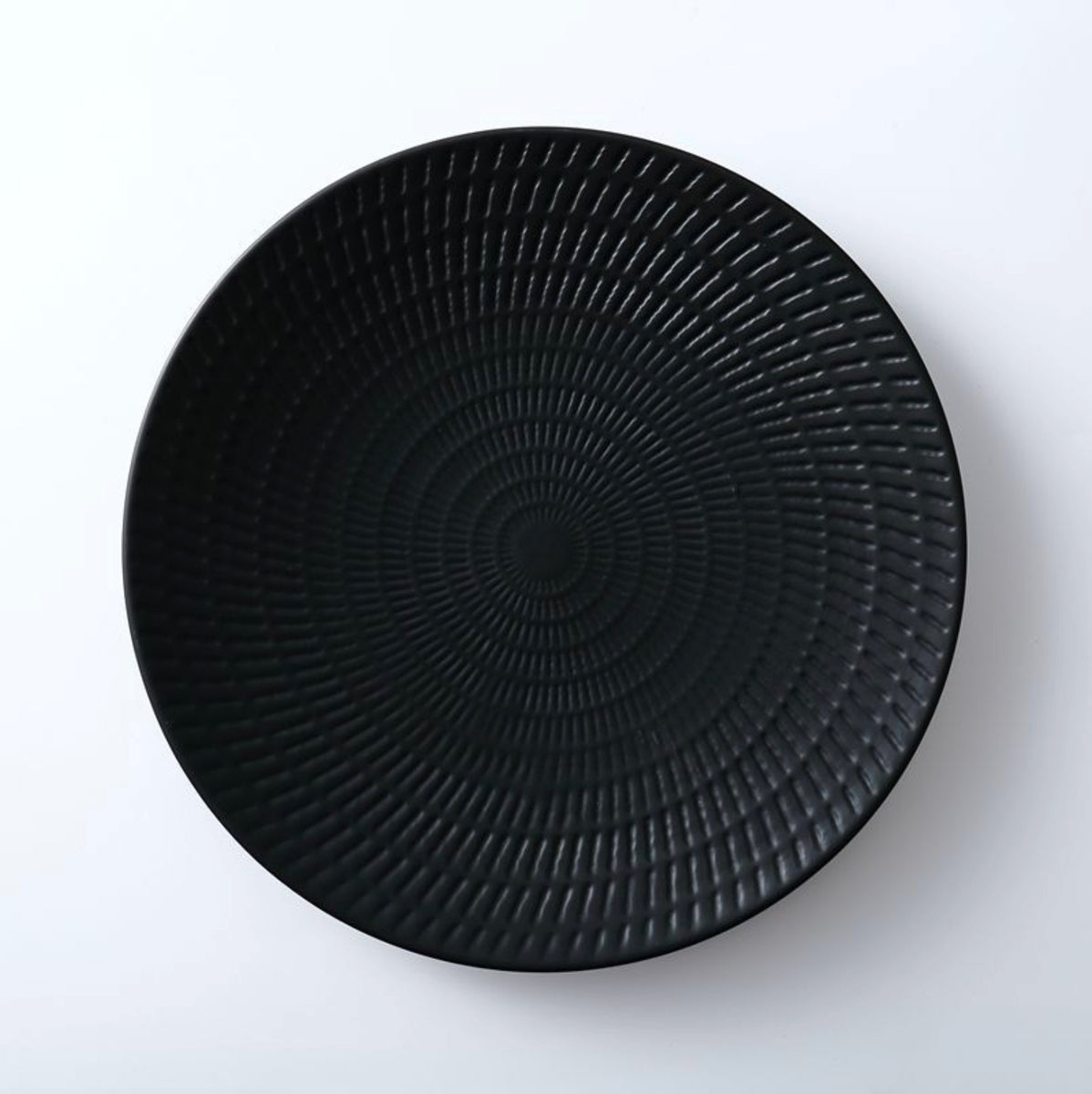 Black ceramic dinner plates for sale