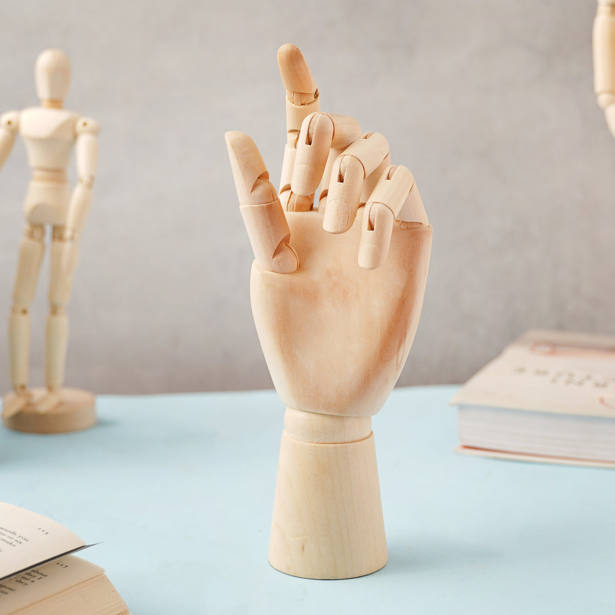 Home Décor - Wooden Decor In Hand Showpiece For Home Décor |Nestasia