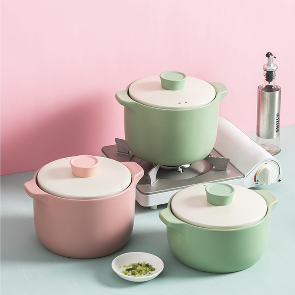Pastel Green Cooking Pot